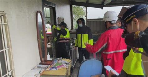 「尼莎」豪雨引土石流 台7甲線山坡大規模坍方