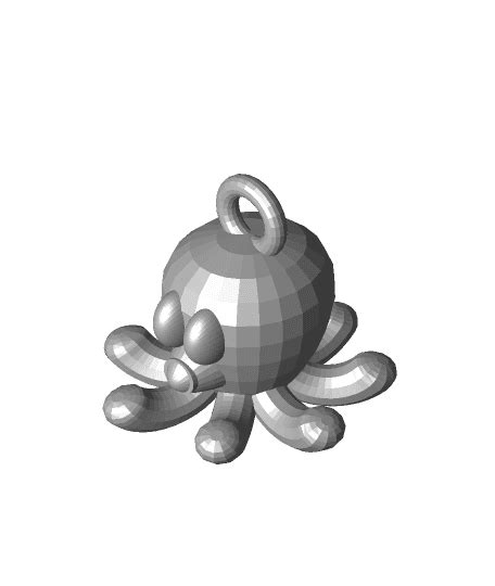 keychain octo 3d model by jex7 on thangs
