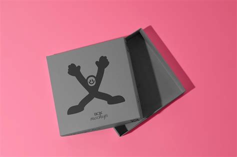 Premium Psd Thin Square Box Mockup