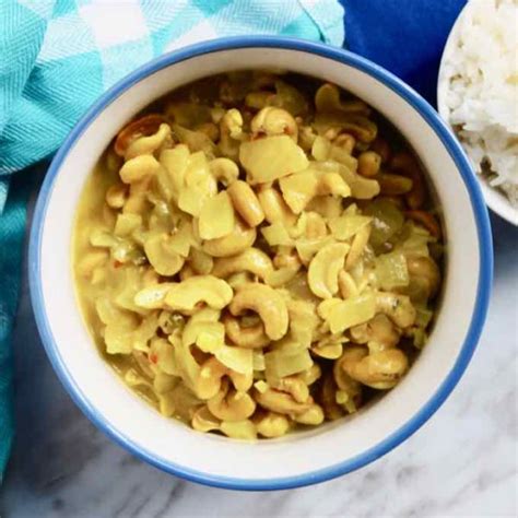 Kaju Maluwa Cashew Curry Traditional Sri Lankan Recipe 196 Flavors