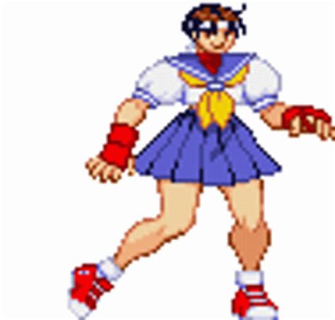 Sakura Kasugano Sakura Sticker Sakura Kasugano Sakura Street Fighter D Couvrir Et Partager