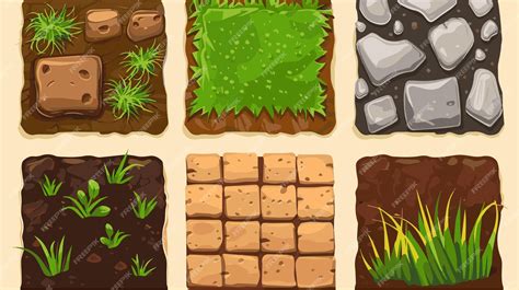 Highquality 2d Game Assets Tilesets Weapons And Buildings Premium Ai Generated Vector