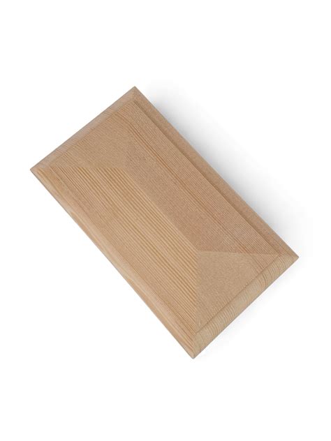 Hemlock Double Pyramid Newel Cap 166mm X 83mm Shaw Stairs Ltd