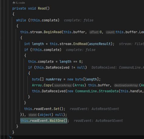 Bug Possible Race Condition While Using CommandLine Issue 599