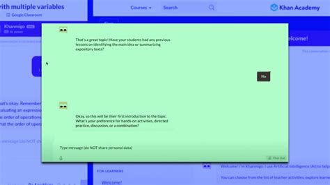 Learning Nonprofit Khan Academy Thinks Ai Has A Big Place In Education