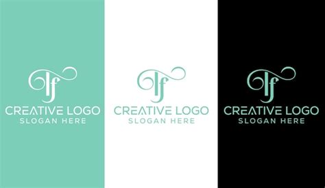 초기 문자 Tf 로고 디자인 모노그램 크리에이티브 모던 기호 기호 아이콘 프리미엄 벡터
