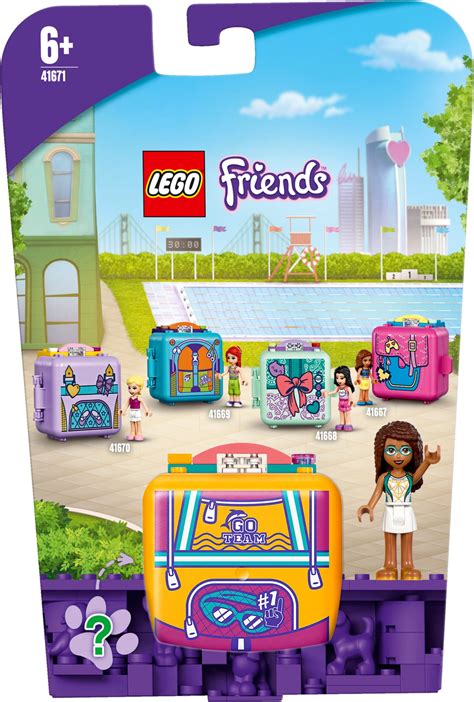 Конструктор LEGO Friends Кьюб Андреа для плавания 59 деталей (41671 ...