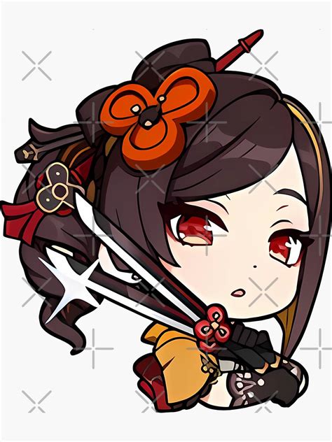 Chiori Genshin Impact Sticker For Sale By Verthalies Redbubble