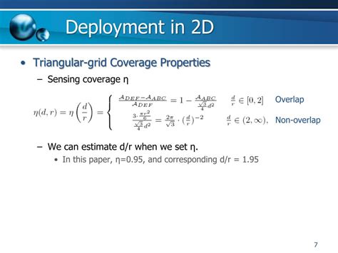 Ppt Deployment Analysis In Underwater Acoustic Wireless Sensor