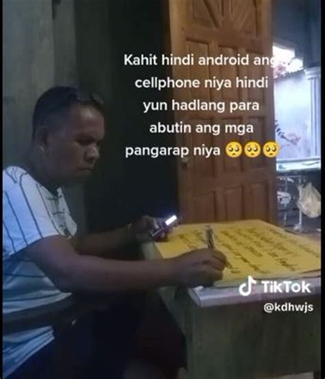 Carl E Balita Helps Student Using Non Android Phone To Complete School