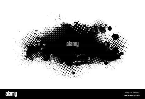 Black Blob Object On White Background Vector Illustration Stock Vector