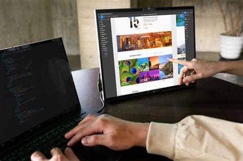 Asus Zenscreen Fold Oled Mq Qh Portable Display Unveiled Perfect For Working On The Go Techeblog