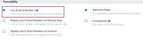 use serial numbers to track products — odoo saas 16 2 documentation