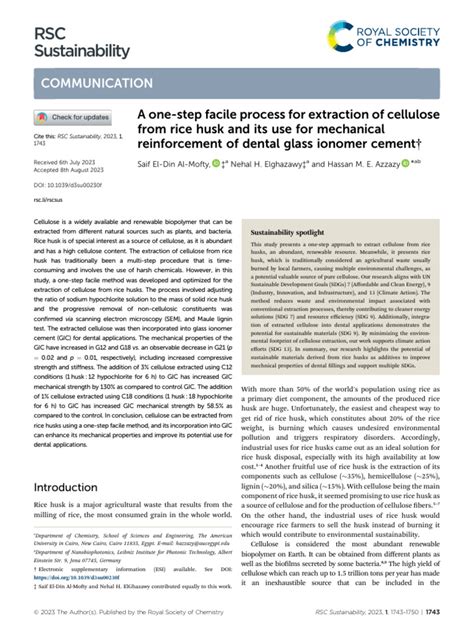 Aone Stepfacileprocessforextractionofcellul Pdf