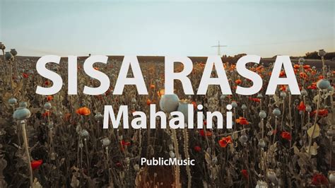 Mahalini Sisa Rasa Lyric Video Youtube