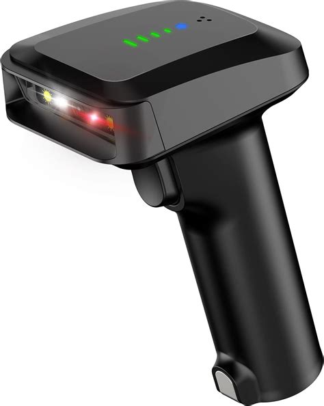 Amazon Com Alacrity Bluetooth Barcode Scanner Wireless 1D Laser Barcode Reader With Battery