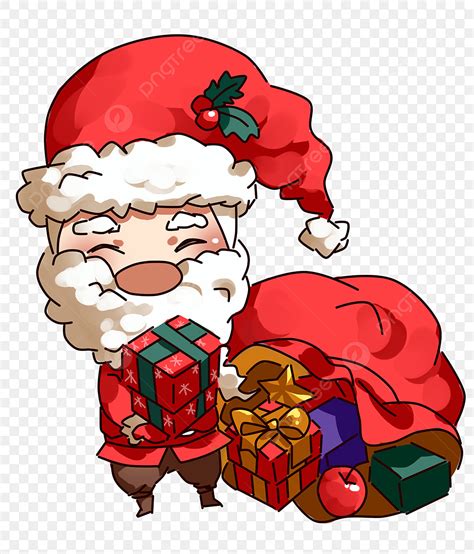 聖誕 聖誕節 聖誕節快樂 聖誕老人 紅色 人物 喜慶的素材圖案，psd和png圖片免費下載