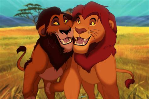 361933 Safe Artistsatme97 Mufasa The Lion King Scar The Lion