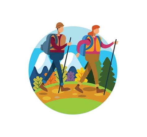 Pessoas Caminhando Vetor Premium