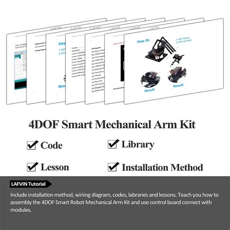 Kit Bras Robot Arduino Lafvin Avec Module Manette And Bluetooth Electronique Nozzler