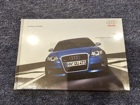 Neu Audi Rs4 Original Prospekt Buch Kaufen Auf Ricardo
