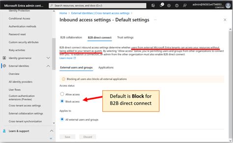 Understanding Cross Tenant Access Settings Inbound And Outbound Settings Vs Tenant Restrictions