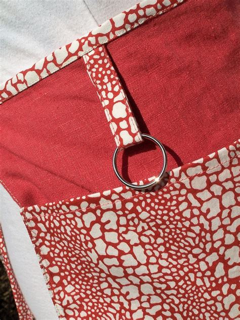 Linen Cafe Apron 3 Pocket Half Apron Lined Pocket Apron Etsy
