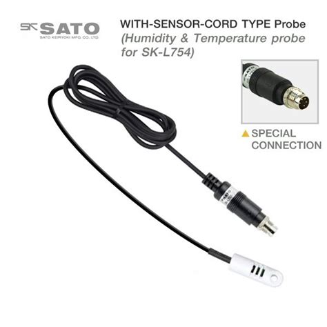 Plug-in Type Probe SK-L754-1 , With-sensor-cord Type Probe SK-L754-2