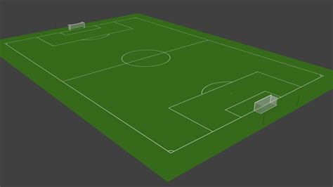 3d soccer pitch turbosquid 1234286