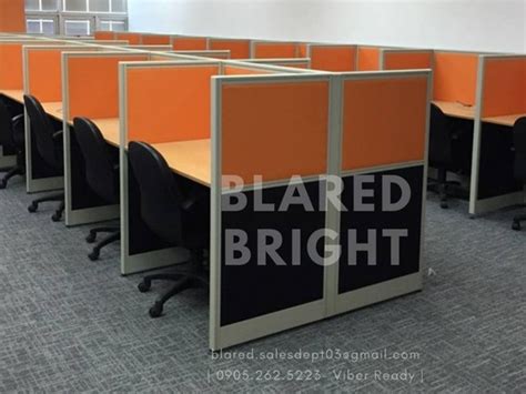 Cubilce Partition 2 Tone Full Fabric Office Furniture Office