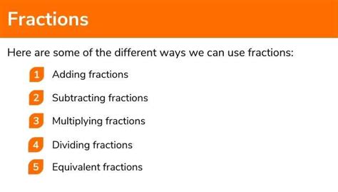 [free] Gcse Fractions Diagnostic Questions Third Space Learning