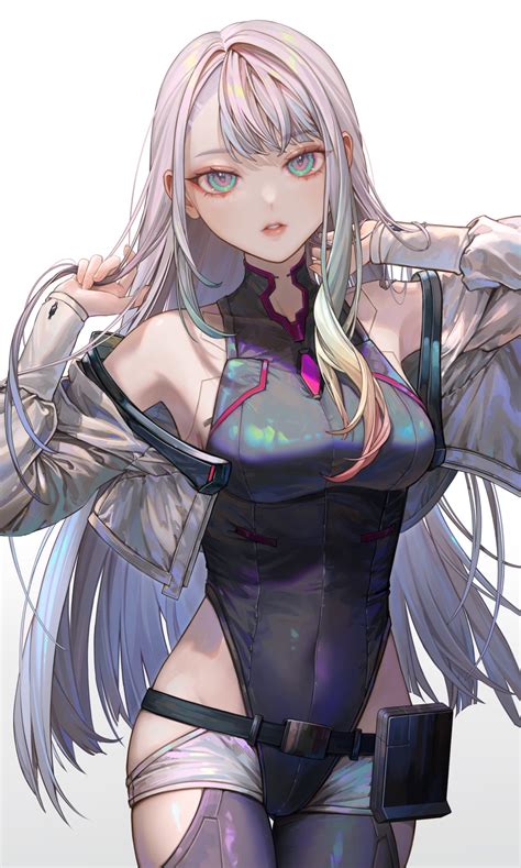 Safebooru 1girl Alternate Hairstyle Armpits Arms Up Bangs Bare