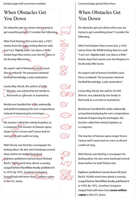Editing Marks Text