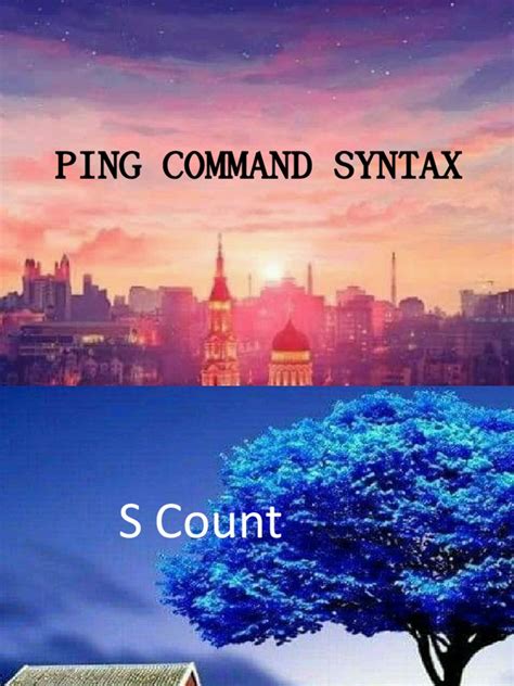 ping command syntax pdf