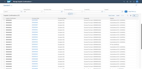 Manage Supplier Confirmations Within Sap S4hana Sap Community