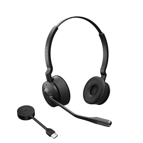 Jabra Engage 55 SE Stereo Wireless Headset W Stand Headsets Direct