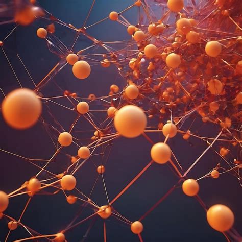 Premium Ai Image Abstract Background With Connecting Dots And Lines Network Connection