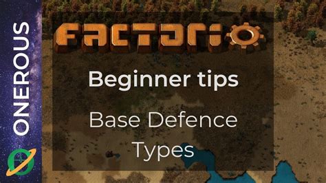 Factorio Beginner Tips Base Defence Types Vanilla Youtube