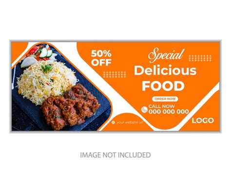 음식 광고판 디자인 프리미엄 벡터