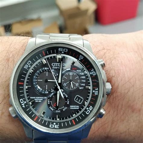 Citizen E650 S091063 Eco Drive Mens Perpetual Calendar Watch
