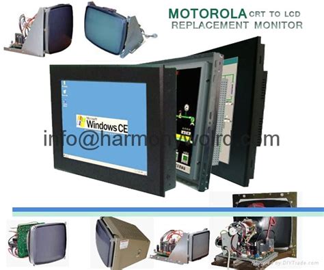 Motorola Monochrome Crt Lcd Replacement Monitor Ttl Composite Input