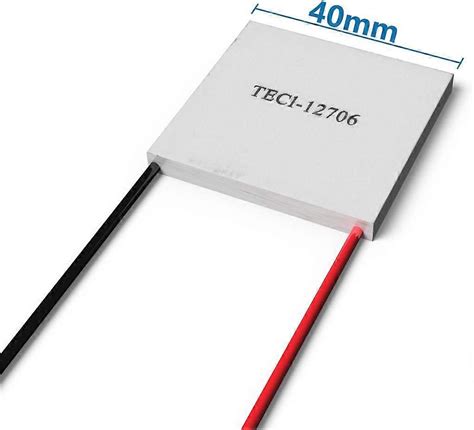 2pcs Tec1 12706 Peltier Thermoelectric Tec Module 12v 60w 54040mm