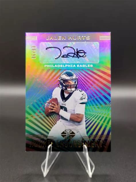 2020 Panini Illusions Rookie Endorsements Blau Rookie Auto Jalen