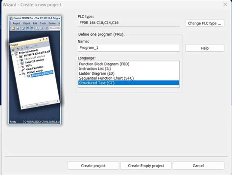 Panasonic Plc Fpwin Pro Structured Text St Programming