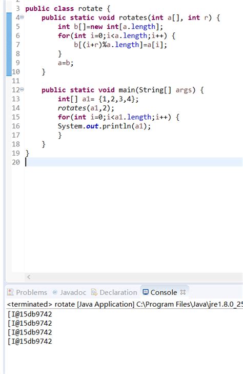 Solved Exercise 25 Implement A Method Rotatear That