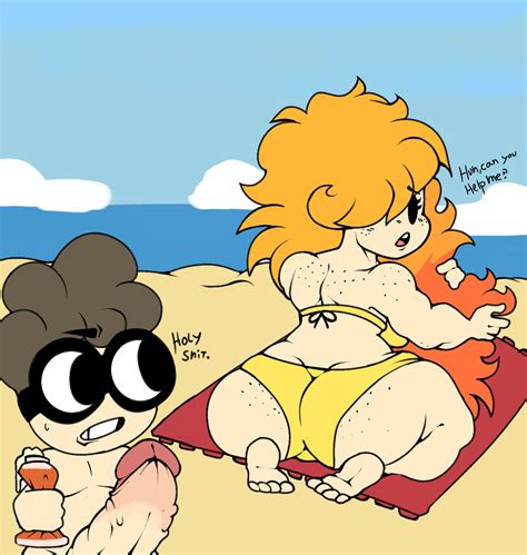 Rule 34 1boy 1girls Ass Beach Big Penis Bikini Clothed Female Nude