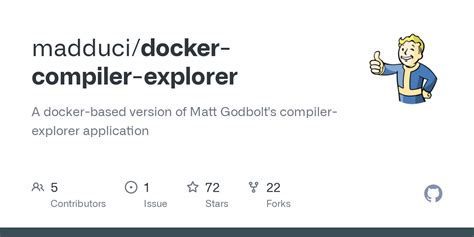 Github Madducidocker Compiler Explorer A Docker Based Version Of Matt Godbolts Compiler
