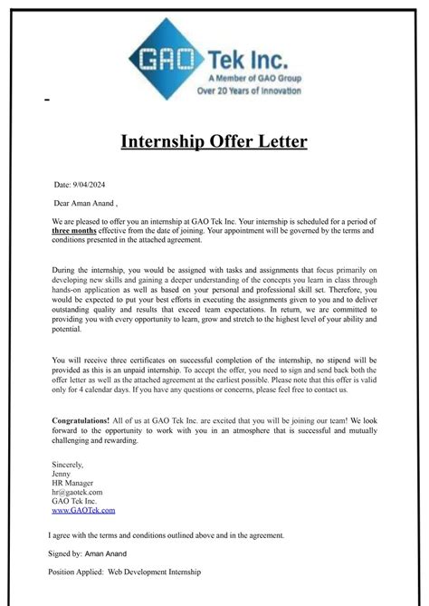 Aman Anand On Linkedin Webdevelopment Internship Excitingopportunity