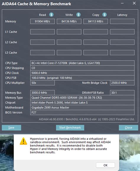 Share Your AIDA Cache And Memory Benchmark Here Page TechPowerUp Forums