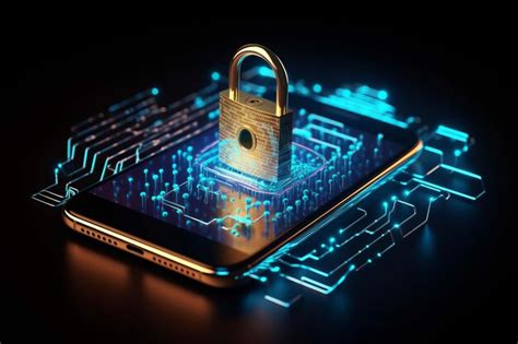 Premium Photo Safeguarding Your Digital World Advanced Cybersecurity Measures For Phones And